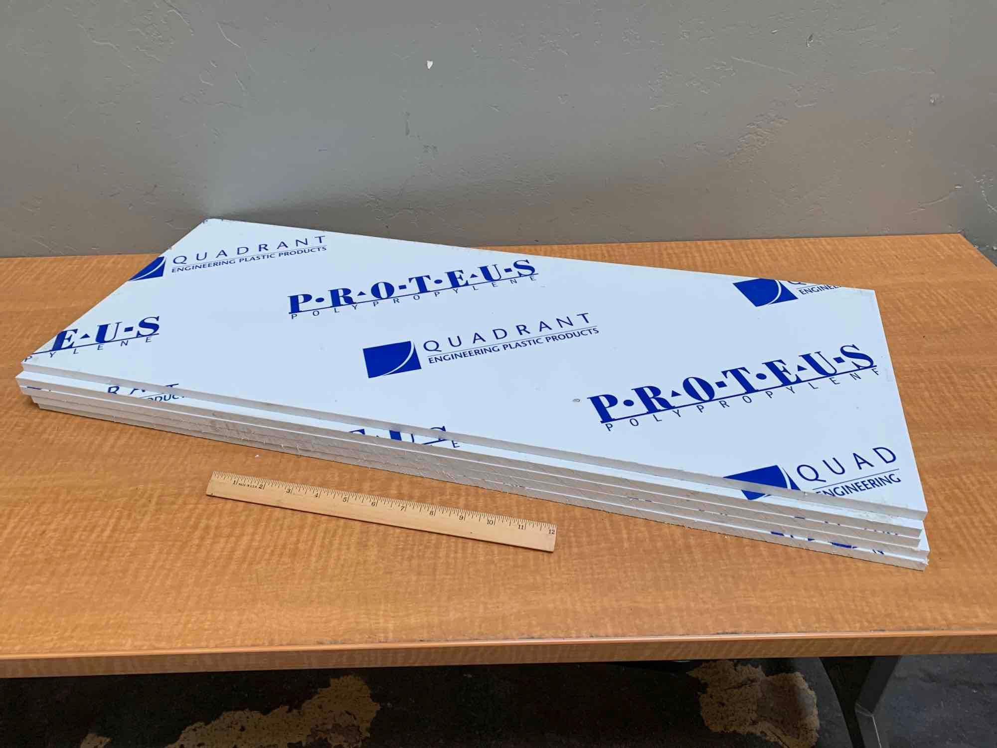 5pcs - Quadrant PROTEUS Polypropylene White | Proxibid