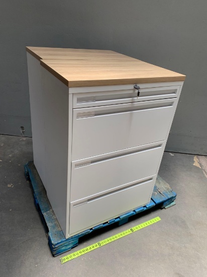 KI 700 Series Filing Cabinet / White 30" x 18" 43" KEY | Industrial ...