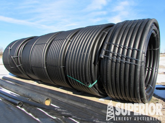 5600Ft (8-Rolls) WL PLASTICS 4” IPS SDR11 Black HDPE P | Heavy ...
