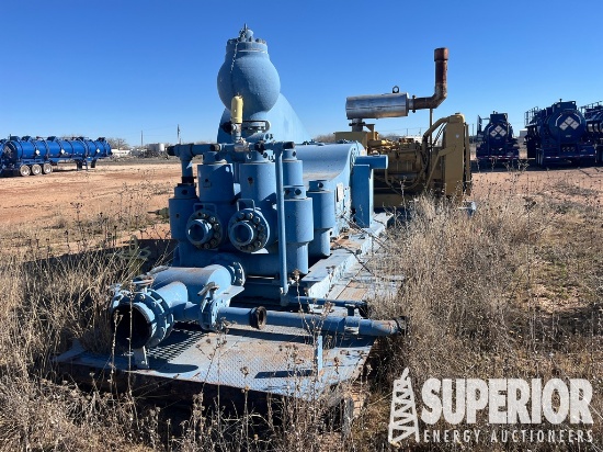 CONTINENTAL EMSCO DB550 Duplex Pump p/b CAT 3412 D | Heavy Construction ...