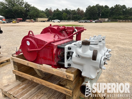 (25-2) HALLIBURTON HT-400 Triplex Pump w/ 4-1/2" H | Heavy Construction ...