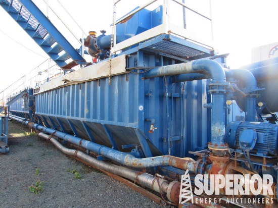 8'H x 11'W x 30'L 424-Bbl Mud Shaker Tank w/ 21 Ch | Heavy Construction ...