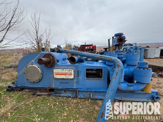 (9-11) IDECO Mud Mover 1000HP Duplex Mud Pump, S/... | Heavy ...