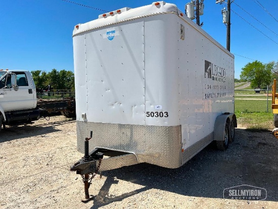 2012 Interstate 16ft T/A Cargo Trailer [YARD 1] | Heavy Construction ...