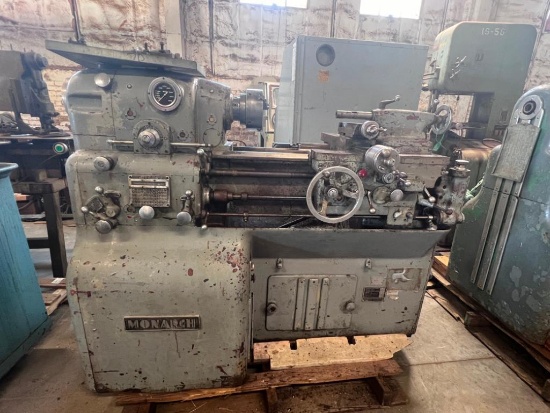 Monarch 10EE Metal Lathe 3 Phase Motor Generator Drive. 12.5" Swing, 22 ...