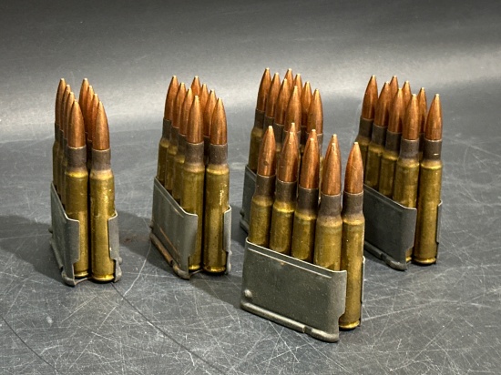 M1 GARAND EN BLOCK 8 ROUND CLIPS with Ammo | Guns & Military Artifacts ...