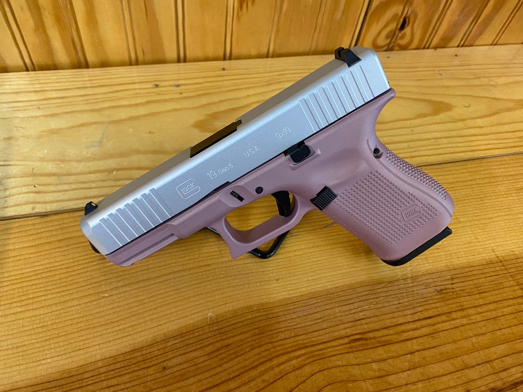 Pink Glock Logo Wallpaper
