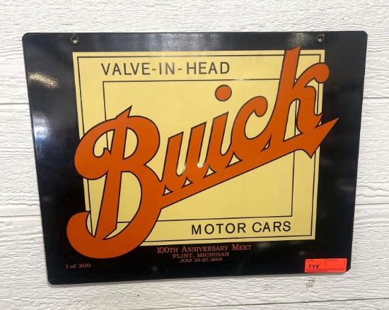 Buick Motor Cars Metal Sign - Double Sided | Art, Antiques ...