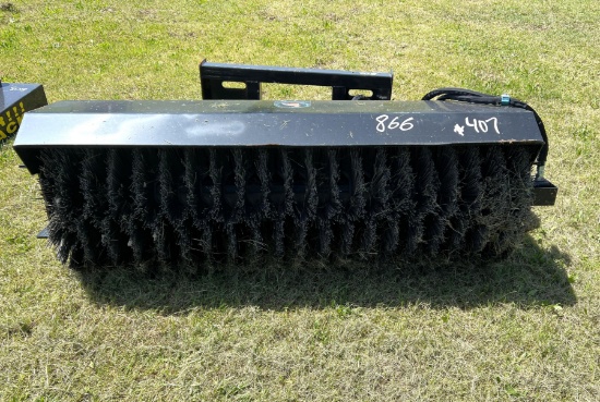 Wolverine Skid Loader Broom | Heavy Construction Equipment Construction ...