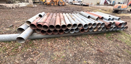 Lot of Misc. Size Pipe - 8 inch ID, 6 inch ID, etc. | Heavy ...