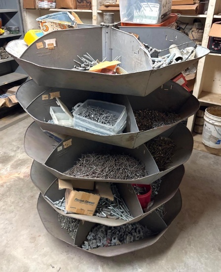 Durham Rotating Bins with Contents | Heavy Construction Equipment Light ...