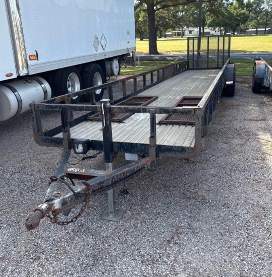 5x32 ft Utility Trailer with Ramps, Rear Gate & Galvanized Floor ...
