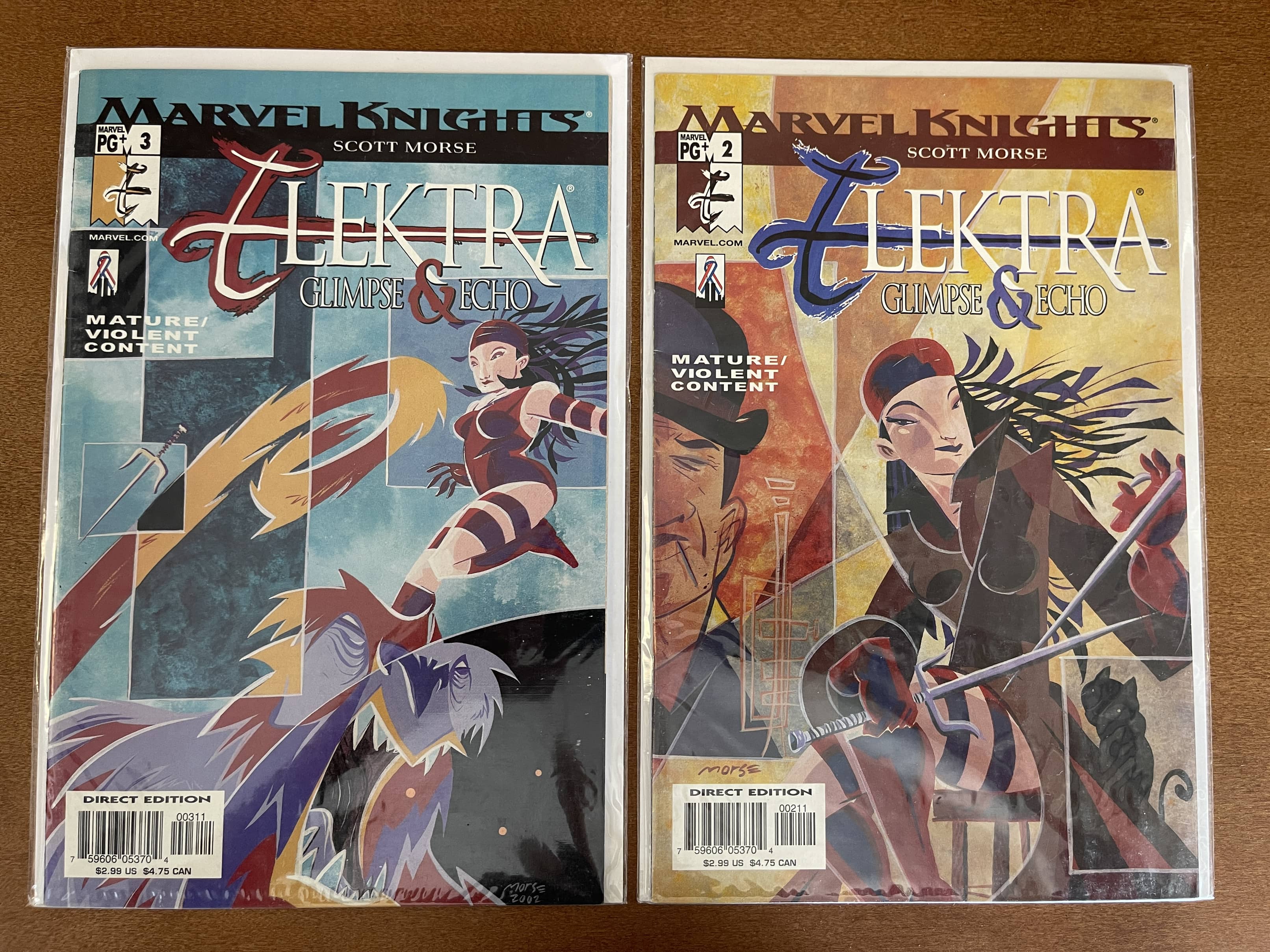 Elektra Comic Books 1980s
