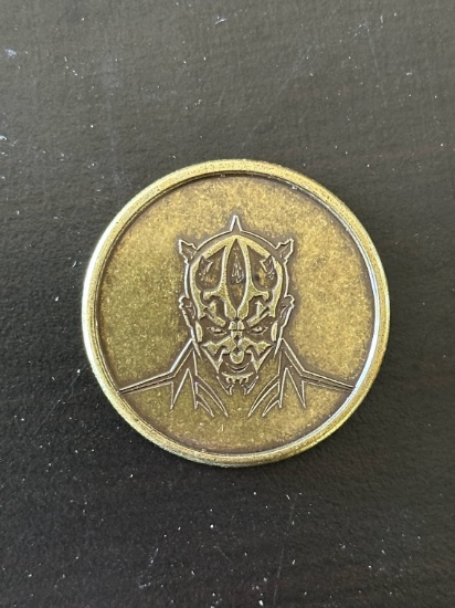 Disneyland Coin Medallion Star Wars Darth Maul 2024 Bronze Season of ...