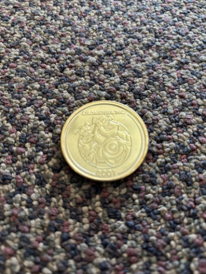 Disneyland Resort Commemorative Medallion Pixar Fest 2024 Monsters Inc ...