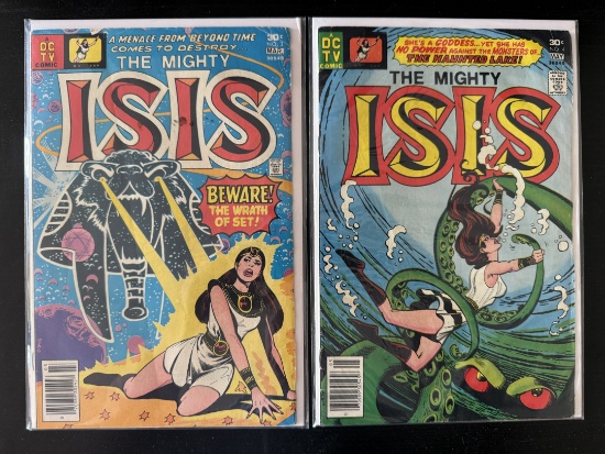 2 Bronze Age Comics THE MIGHTY ISIS #3 & #4 DC TV 1977 | Art, Antiques ...