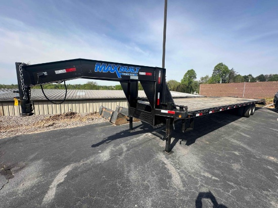 2023 MAX BUILT 102X40 20K GN DO T/A Gooseneck Equipment Trailer | Heavy ...