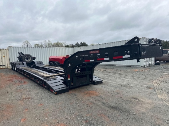 2015 FONTAINE MAGNITUDE 55H 55 TON TRI/A LOWBOY WITH 4TH STINGER AXLE ...