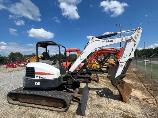 2016 BOBCAT E50 ZERO SWING MINI EXCAVATOR | Heavy Construction Equipment Excavators Mini ...
