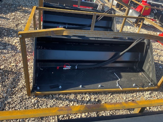 RAYTREE 72IN POWER RAKE BUCKET SKID STEER ATTACHMENT | Heavy ...