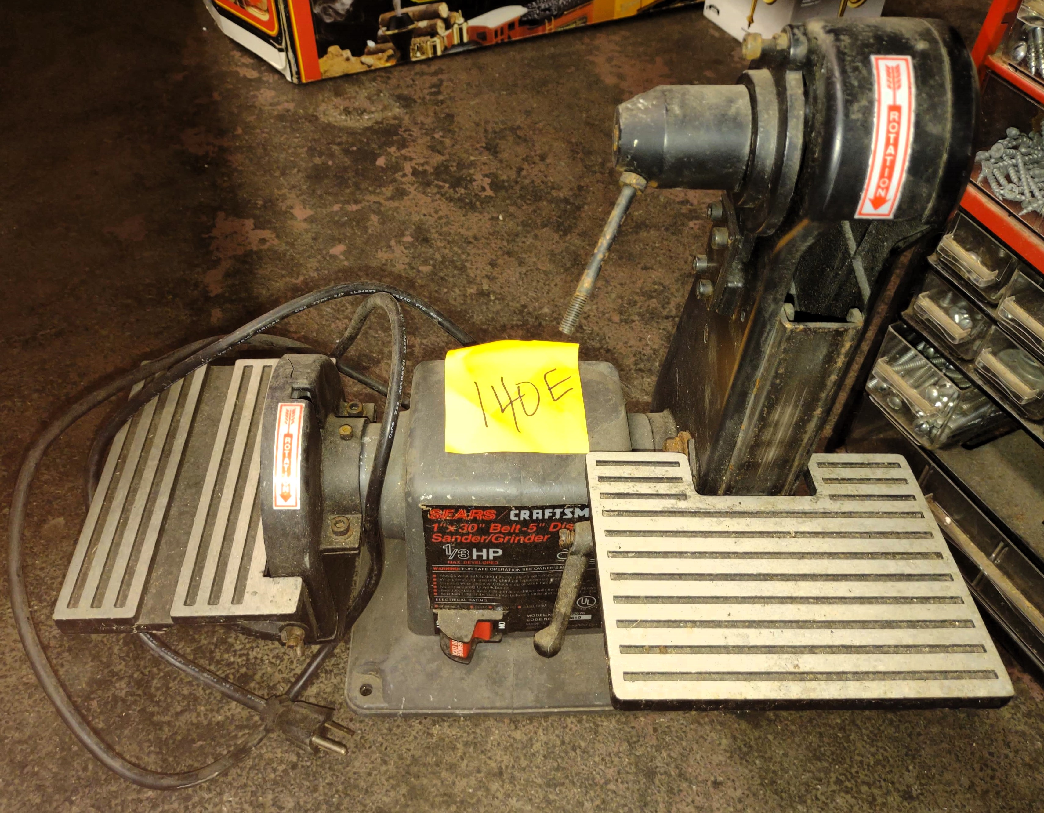 SEARS CRAFTSMAN BELT SANDER - GRINDER - PICK UP | Proxibid