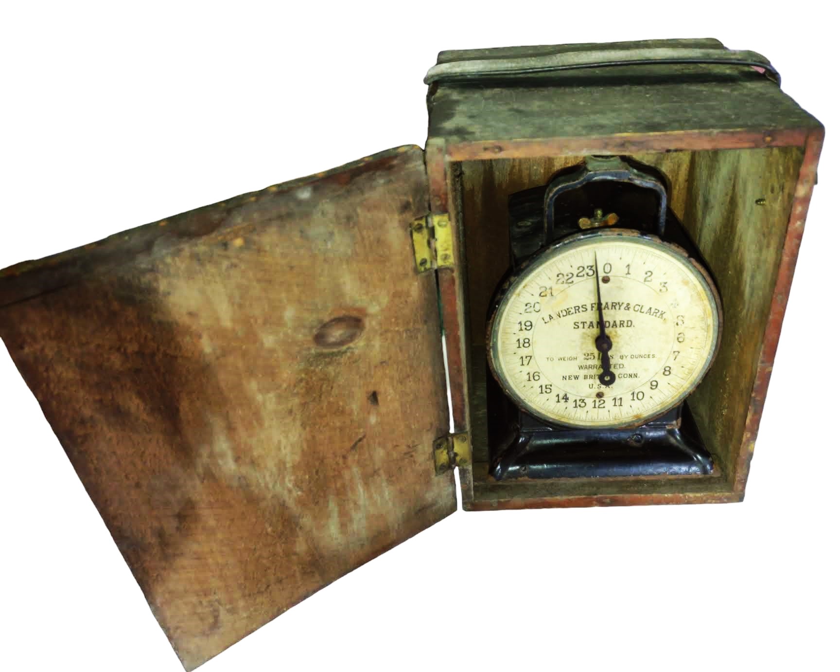 ANTIQUE LANDER'S FRARY & CLARK SCALE IN WOODEN | Proxibid