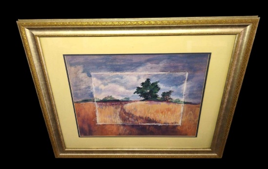 FRAMED J. WILEY "HAYFIELDS II" PRINT - PICK UP ONLY | Online Auctions ...