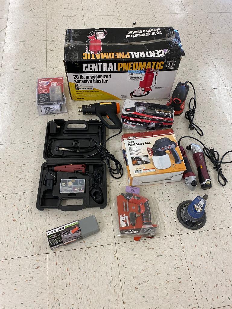 Abrasive Blaster, Paint Gun, Grinder & Misc. | Proxibid