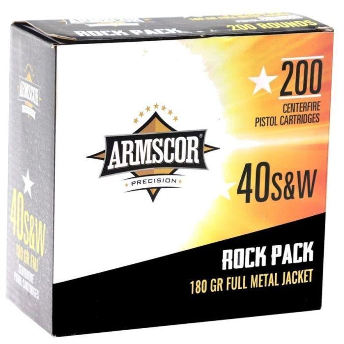 Armscor .40 S&W Rock Pack Pistol Ammo - 180 Grain | Proxibid