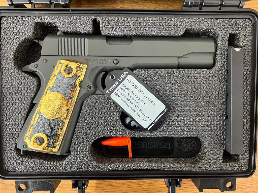 Tisas - 1911 A1 Handgun - Custom Grips - .45 ACP | Proxibid