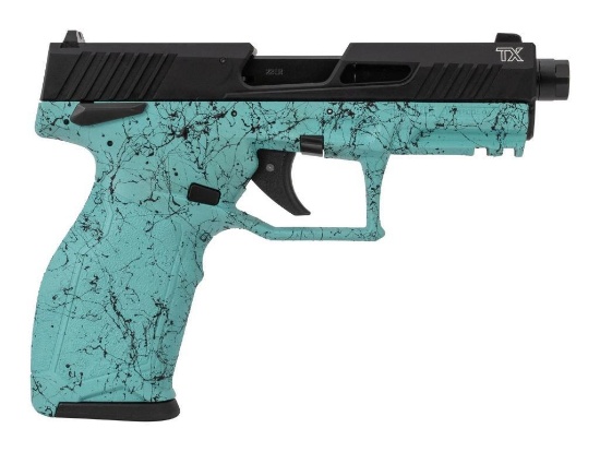 Taurus TX22 Gen2 .22 LR Semi-Auto Pistol - Cyan | 4" Threaded Barrel ...