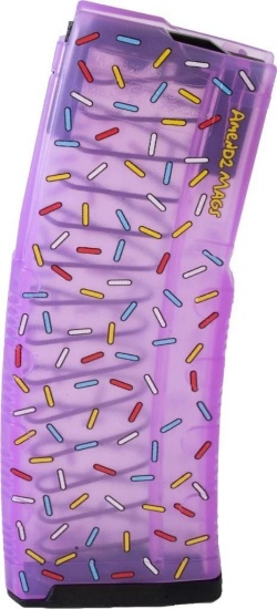 Amend2 MOD C AR-15 Mag - Translucent Pink Sprinkle Donut | 30rd | 5.56 ...