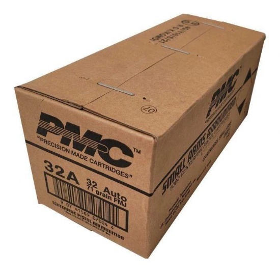 PMC Bronze .32 ACP Handgun Ammo - 71 Grain | FMJ | Guns & Military ...