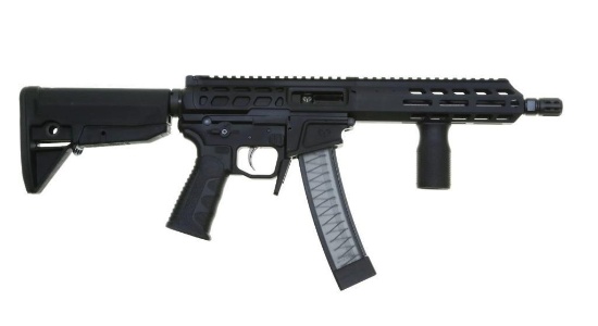 Wraithworks WARSCORP9 Side-charging AR SBR - Black | 9mm | 8.5" Barrel ...