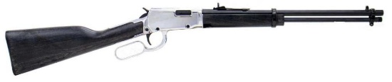 Rossi Rio Bravo Lever Action Rifle - Black / Nickel| .22 LR | 18 ...