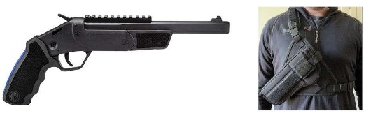 Rossi Brawler Single Shot Pistol - .410 Bore | 9 Barrel | Black Finish ...