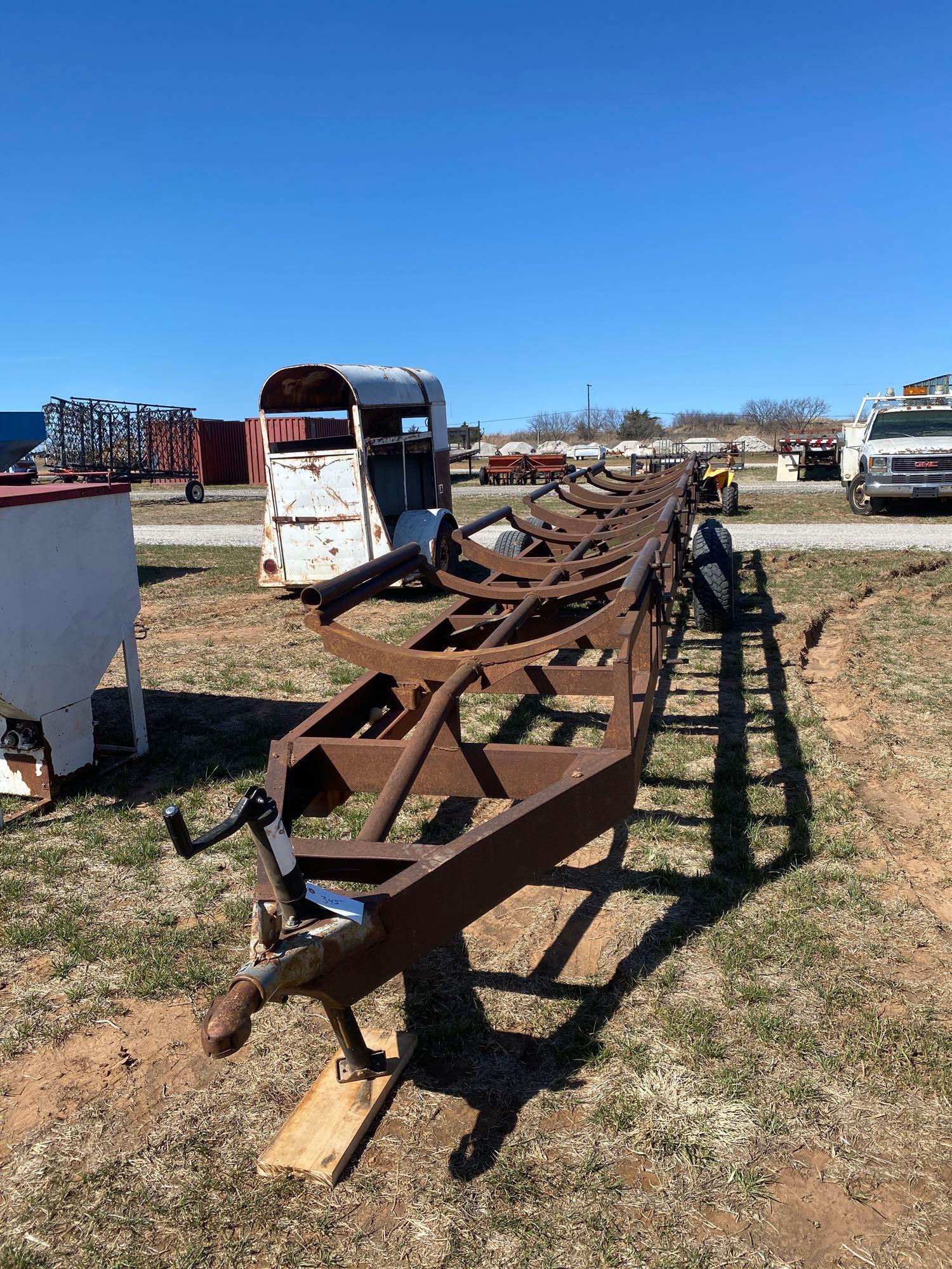 5 BALE BUMPER PULL HAY TRAILER... BILL OF SALE | Proxibid