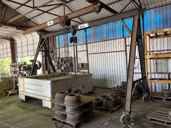 ROLLING A FRAME W/ CHAIN WENCH | Industrial Machinery & Equipment Auto ...