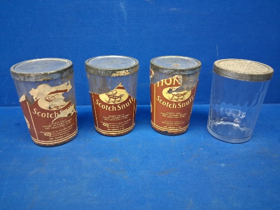 VINTAGE SCOTCH SNUFF JARS | Art, Antiques & Collectibles Glass ...
