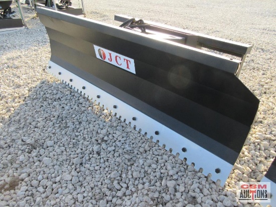 JCT 72" Skid Steer Power Angle Dozer Blade, Reversible Smooth Or ...