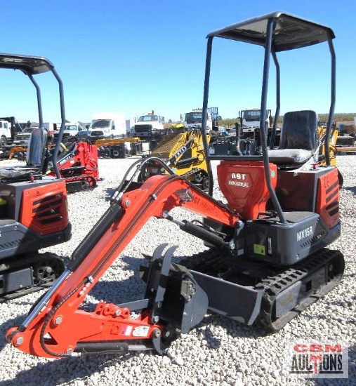 2024 AGT MX15R Mini Excavator 420cc Gas Electric Start, Open Station ...