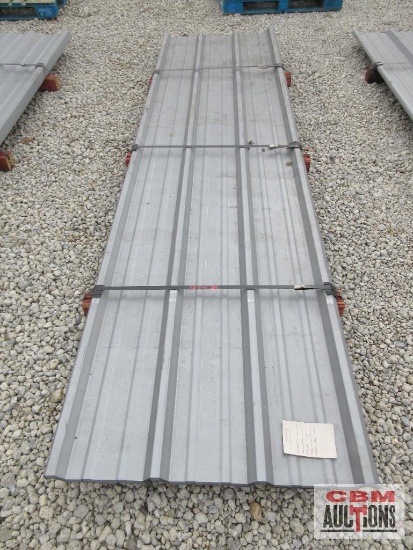 12' Galvannealed 24 Ga Barn Metal R Panel 36" Coverage 25+/- Pcs | Farm ...