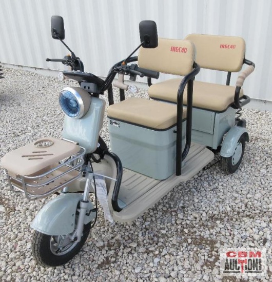 IRGC 40 Mini Golf Cart/Tricycle, Led Smart Screen, 3 Speeds, 60 Volt ...