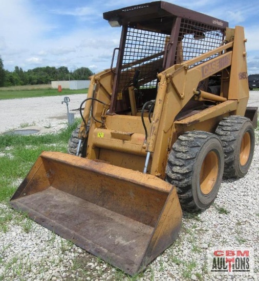 Case 1845C Skid Steer Loader, 56Hp Diesel, Shows 2,222 Hours, 74 ...