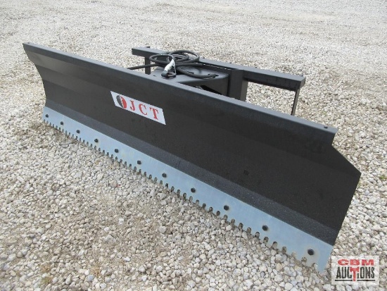 JCT 84" Skid Steer Power Angle Dozer Blade, Reversible Smooth Or ...