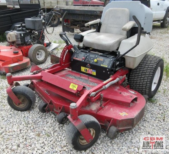 Exmark Lazer Mid-Mount Zero Turn Mower 22 HP Kawasaki Gas 1,878 Hrs, 60 ...