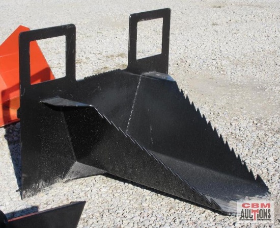 KC 40" Skid Steer Tree Spade Ditch Stump Bucket #241 | Heavy ...