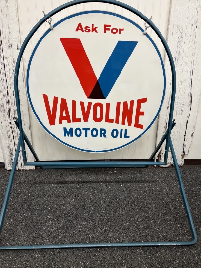 1960s Valvoline Mot or Oil A-M Curb Sign EXCELLENT CONDITION | Online ...