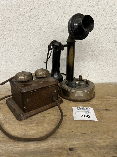 S. H. Couch BOSTON Autophone Candlestick Telephone | Art, Antiques ...
