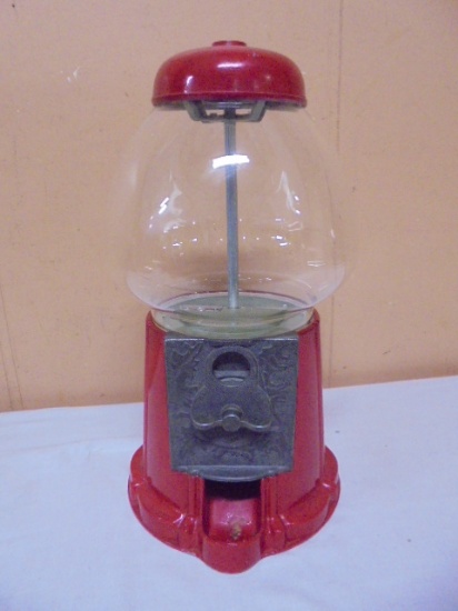 Metal & Glass Gumball Machine | Art, Antiques & Collectibles ...